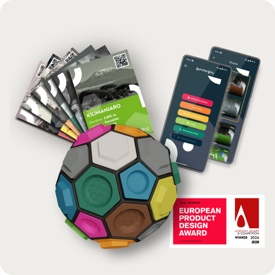 BOULDERBALL - Discover the smallest bouldering hall in the world