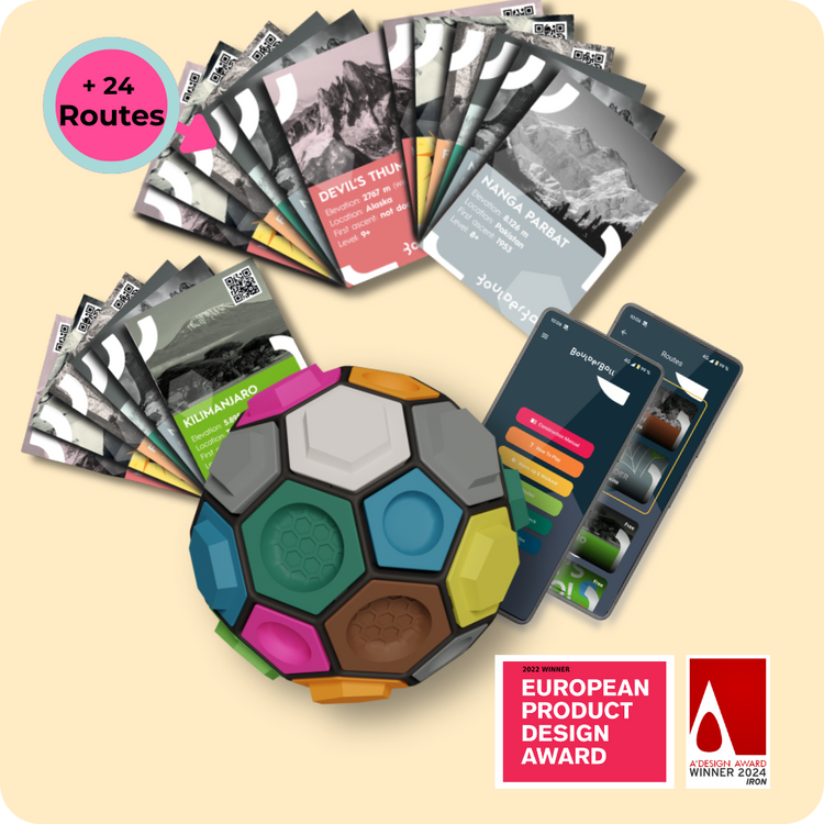 BOULDERBALL - Discover the smallest bouldering hall in the world