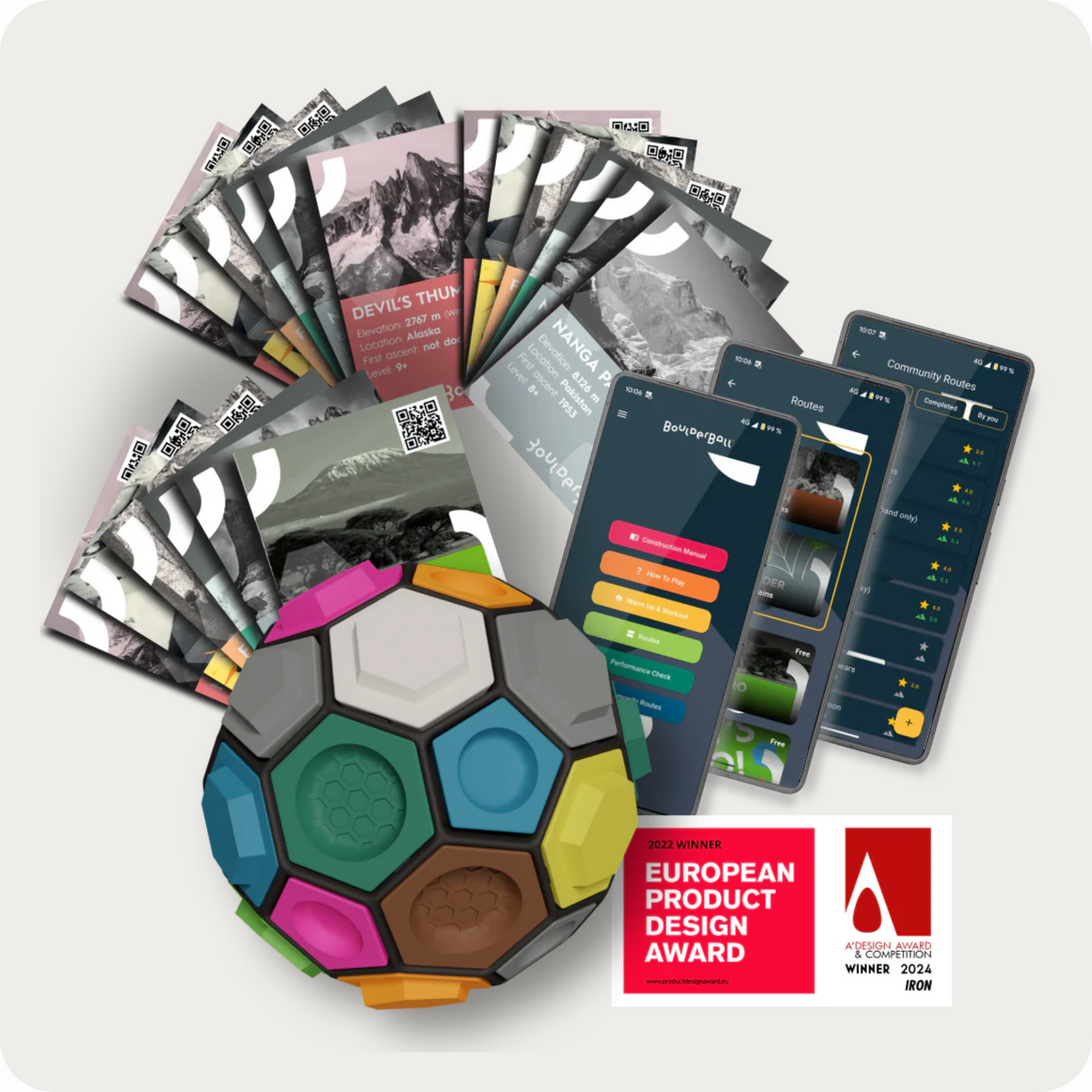 BOULDERBALL - Discover the smallest bouldering hall in the world