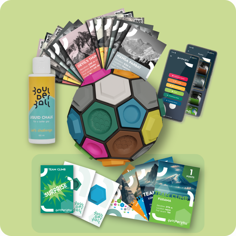 BOULDERBALL - Discover the smallest bouldering hall in the world