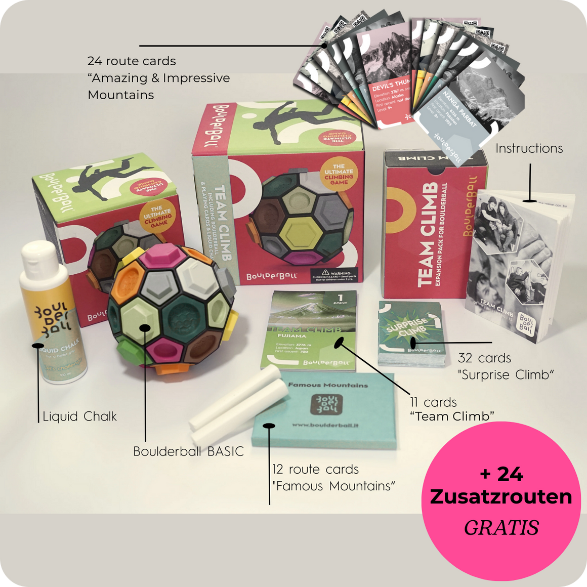 BOULDERBALL - Discover the smallest bouldering hall in the world